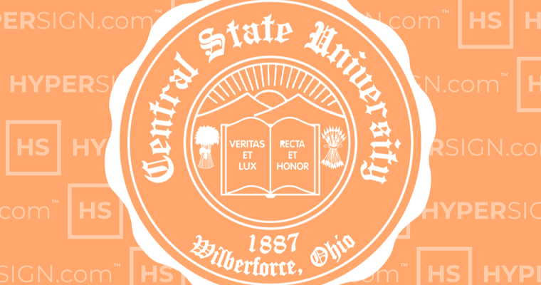 Hypersign.com powers Central State University with digital signage ...