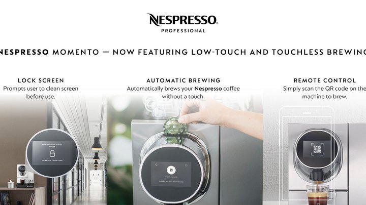 Nespresso launches low touch, touchless functionalities to Momento ...