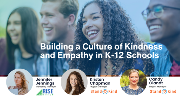 Press Release: Rise Vision and Stand4Kind Help Build a Culture of ...