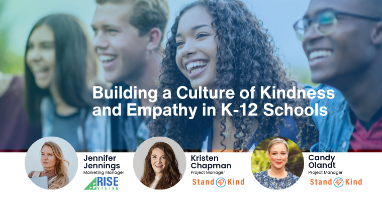 Press Release: Rise Vision and Stand4Kind Help Build a Culture of ...