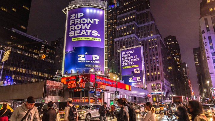 'Zip Now, Pay Later' OOH campaign hits NYC, L.A. markets | Digital ...