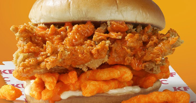 Beware the orange dust-cloud: KFC takes Cheetos sandwich nationwide ...