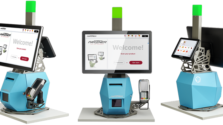 Partner Tech USA intros hybrid POS/self-checkout kiosk | Automation ...