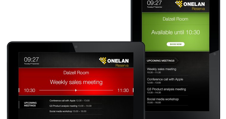 Take Control with Reserva Room Signage from ONELAN | Digital Signage Today