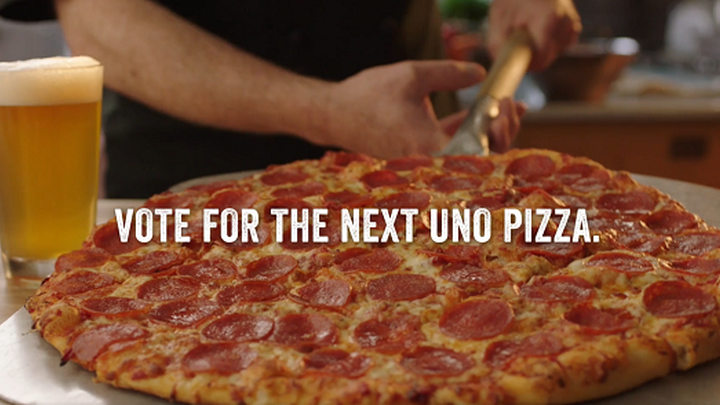 Uno celebrates 'uno person, uno vote' | Pizza Marketplace