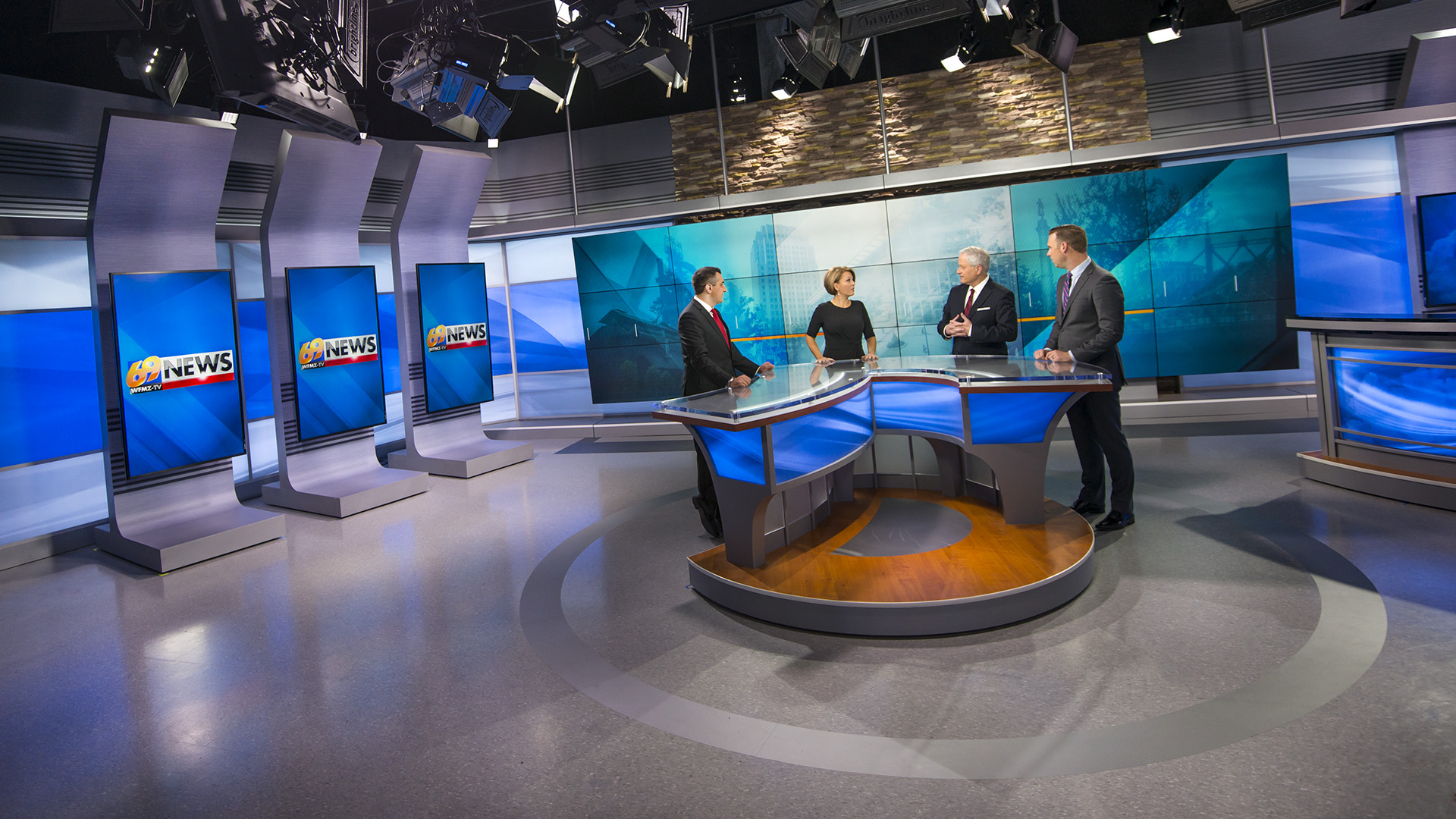 Broadcast News Studio