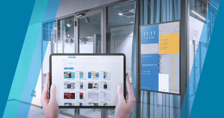 The new meetingPost+ makes meeting room signage an effortless job ...