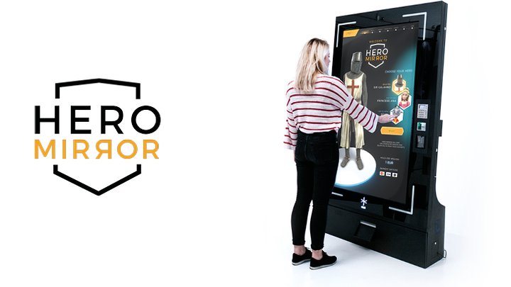 'HeroMirror' augmented reality photo booth marks 3 years | Kiosk ...