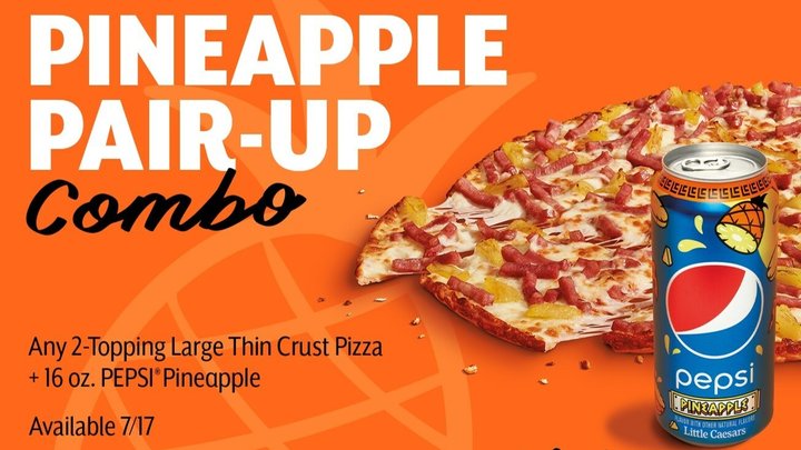 Little Caesars pairs Pepsi Pineapple with thin-crust pizza for LTO ...
