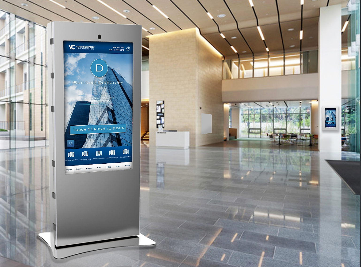 Digital Lobby Welcome Signs For Office