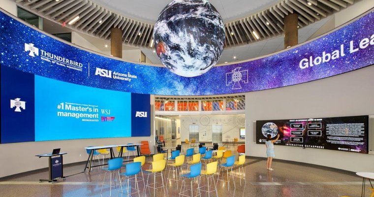 Thunderbird School of Global Management unveils Planar digital signage at HQ | Digital Signage Today