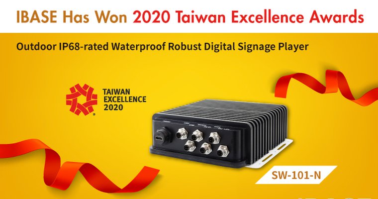 IBASE's digital signage player wins 2020 Taiwan Excellence Award ...
