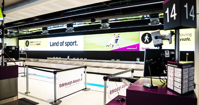 BrightSign powers video wall at Edinburgh Airport | Digital Signage Today