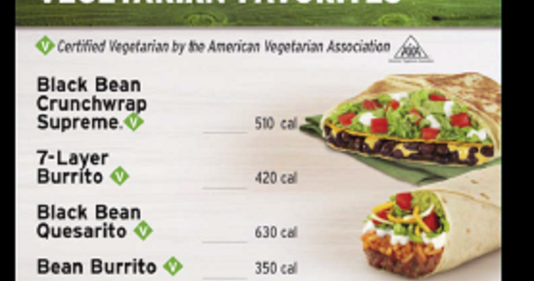 Taco Bell Loves Vegetarians Launches Dedicated Menu To Prove It QSR Web Taco Bell Loves Vegetarians Launches Dedicated Menu To Prove It QSR Web