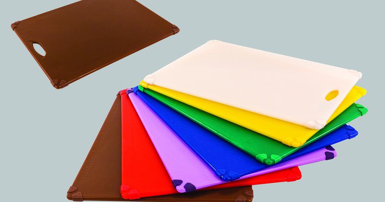 Prevent cross contamination with new color-coded grippy cutting boards ...