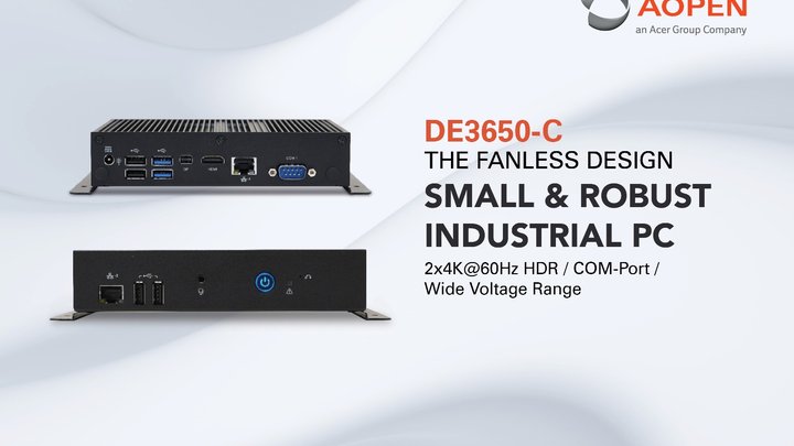 AOPEN LAUNCHES DE3650-C, THE ULTIMATE MINI COMPUTER FOR INDUSTRY AND ...